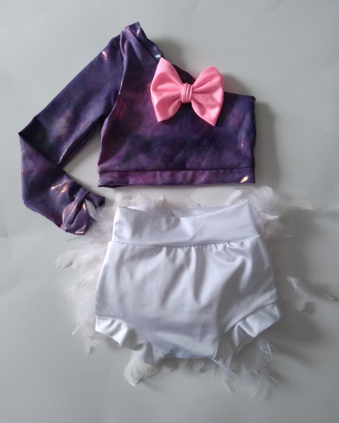 Daisy Duck Two Piece Feather Costume Dance Set - Etsy