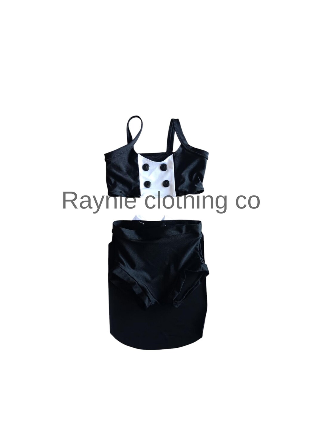 Tuxedo Black and White Costume Dance Set - Etsy