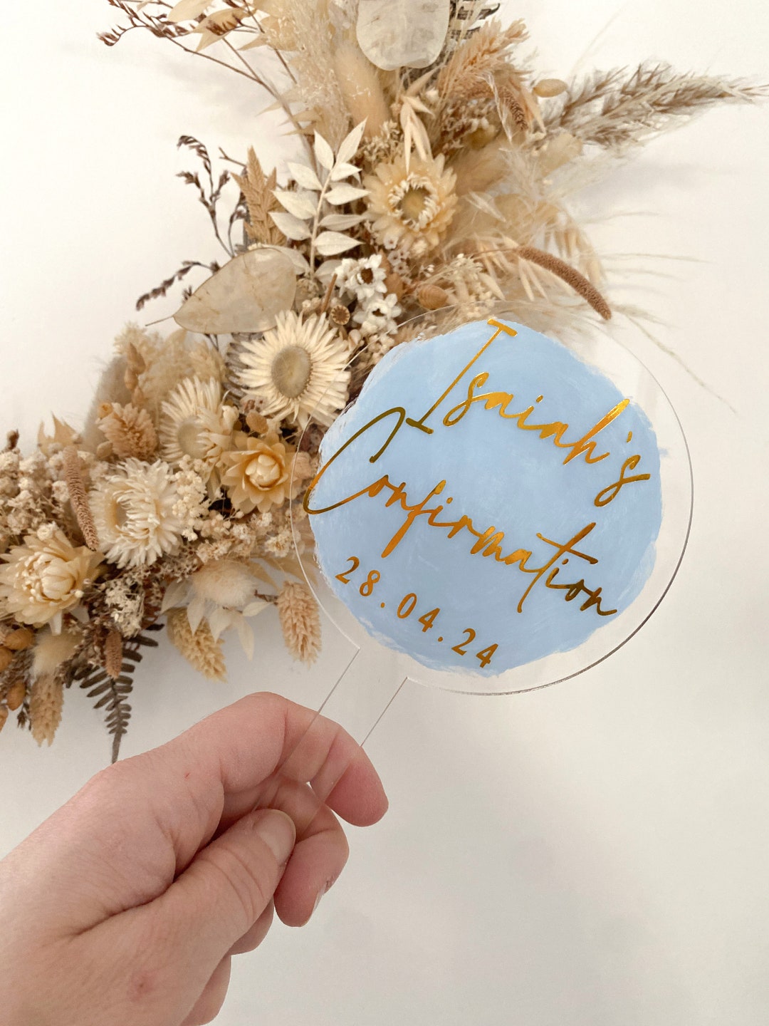 Acrylic Confirmation Cake Topper Bold Script Style, Confirmation Cake Topper, Acrylic Cake ...