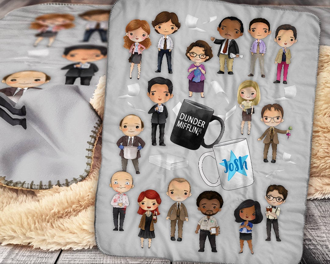 Personalized the Office Blanket - the Office Blanket - Custom Baby Name ...