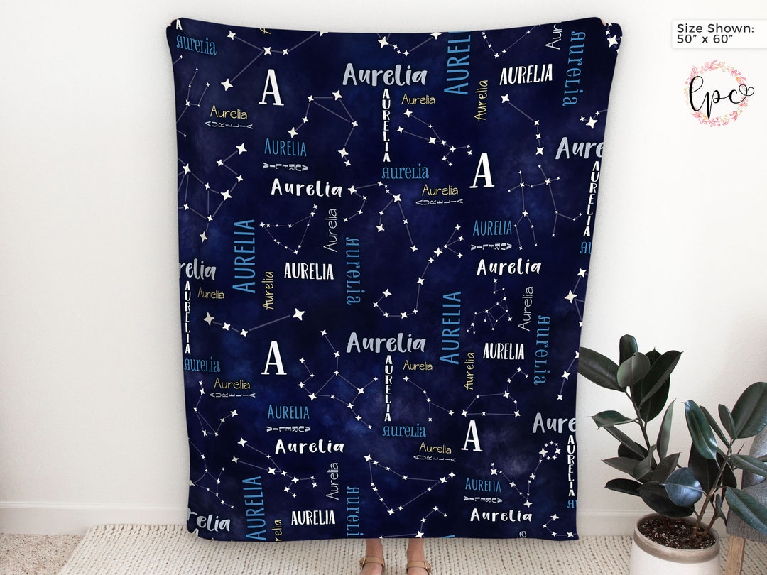 Personalized Constellations Blanket - Custom Star Blanket ...