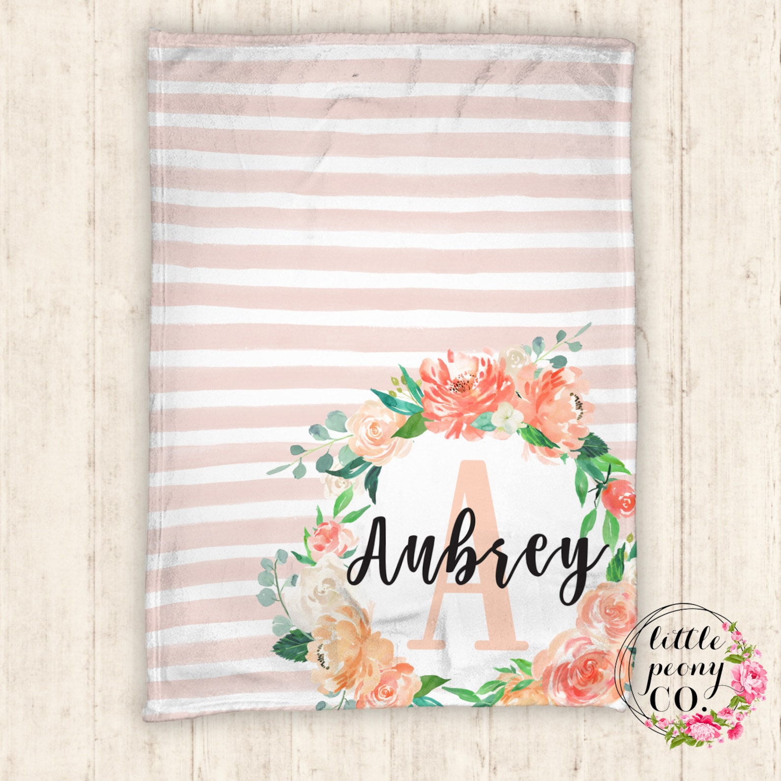 Personalized Baby Blanket - Monogram Blanket - Personalized Blanket ...