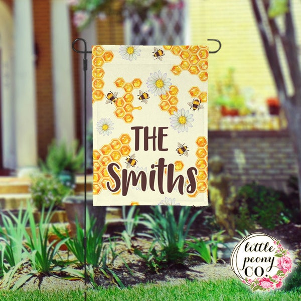 Bee Bees Garden Flag - Etsy