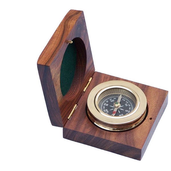 Brass Compass - Etsy