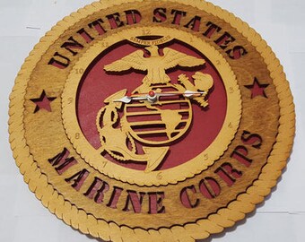 Marine Corps Clock - Etsy