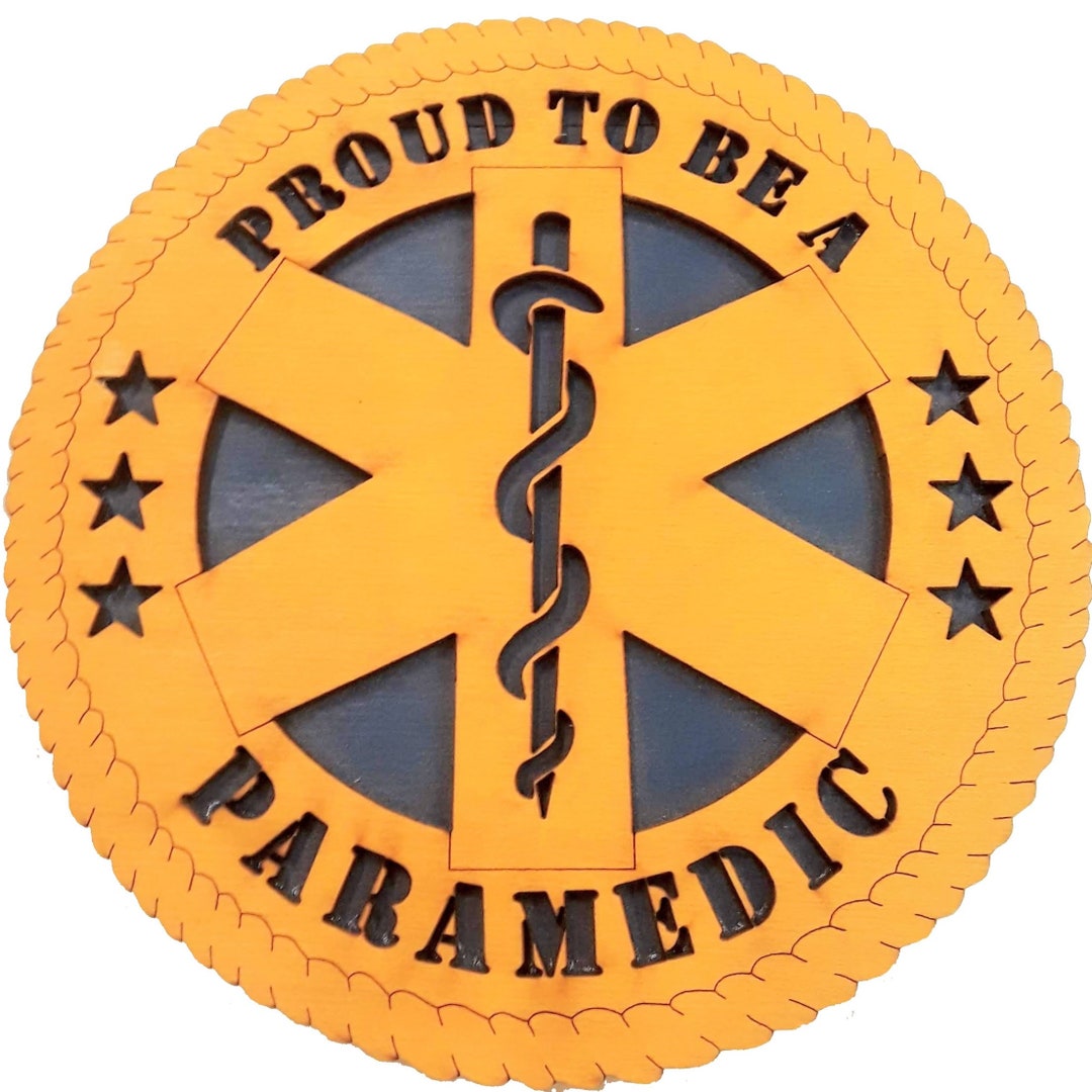 Paramedic on Stand Desk Plaque Wooden Model - Etsy