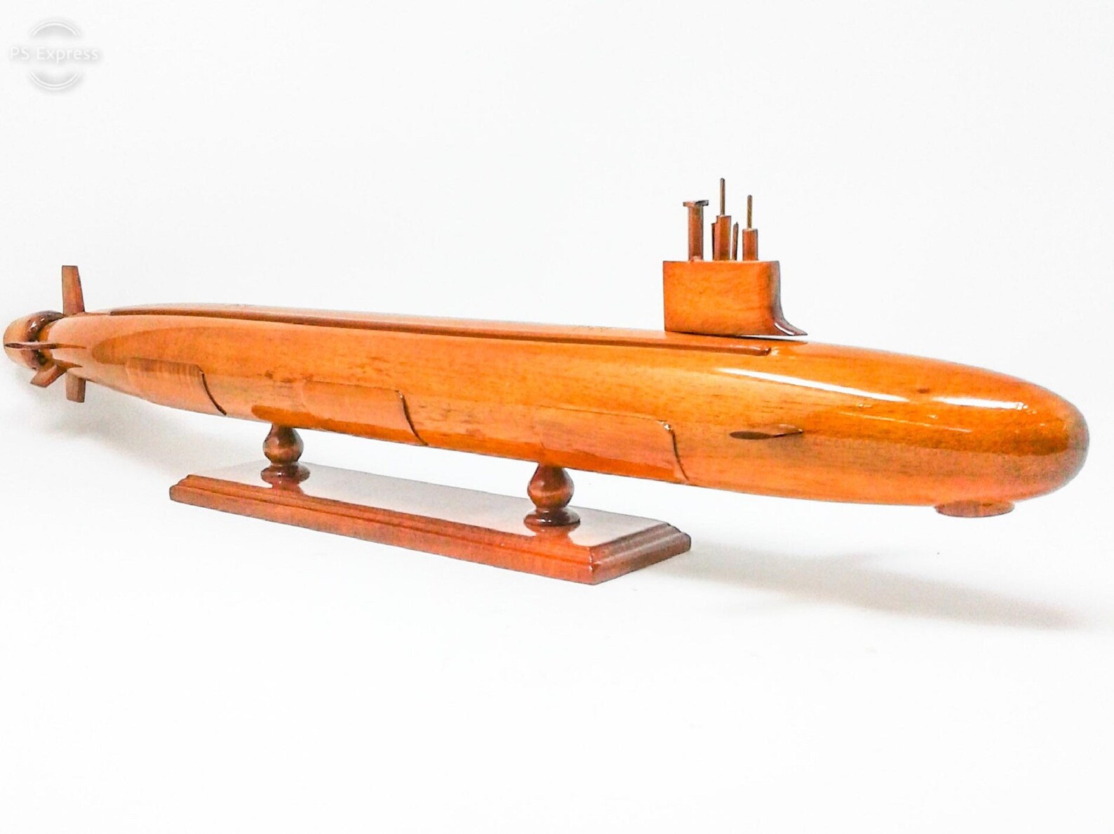 Virginia Class Submarine Wooden Model Made of Mahogany Wood - Etsy