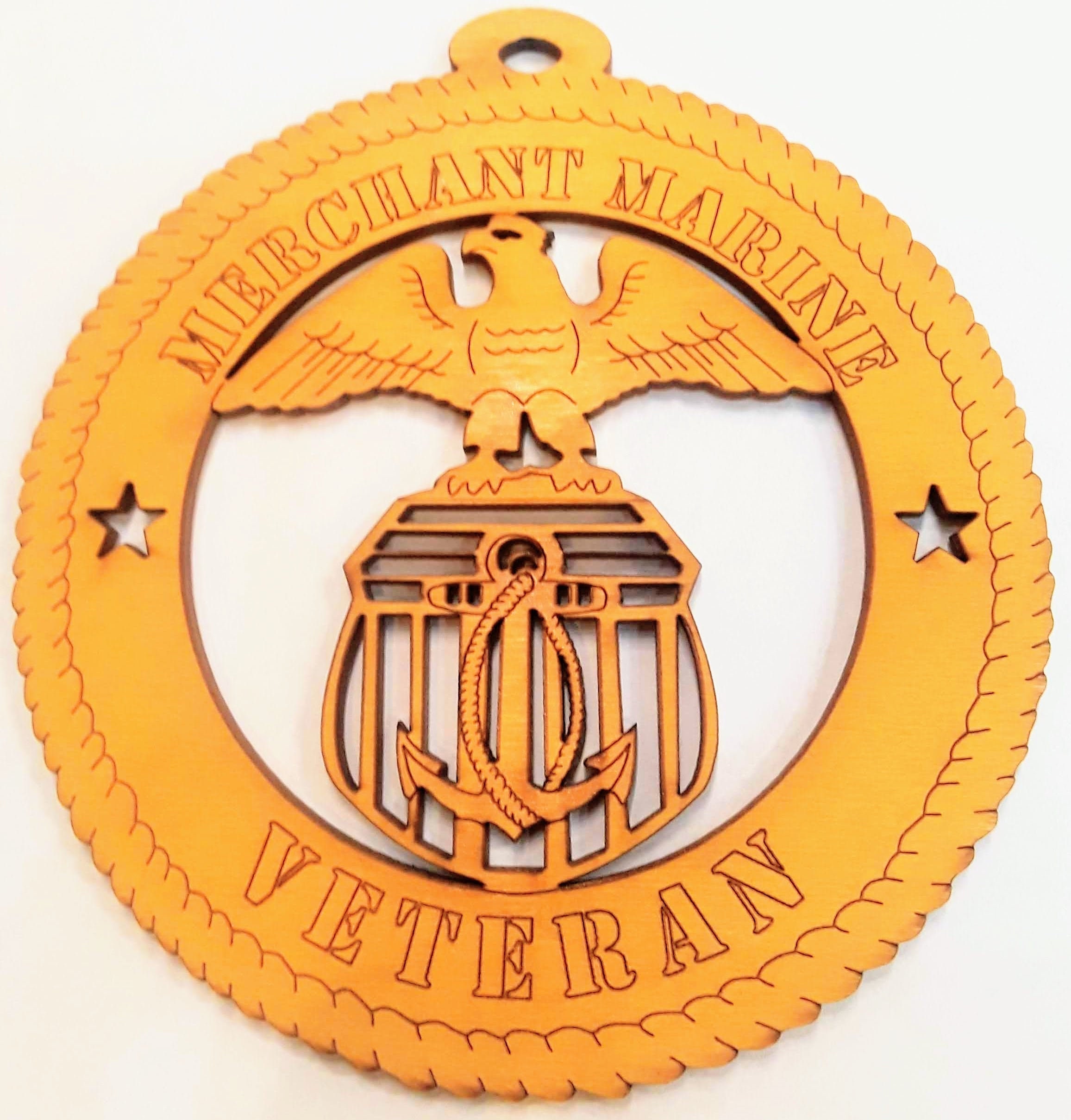Merchant Marine Veteran Wooden Ornament - Etsy
