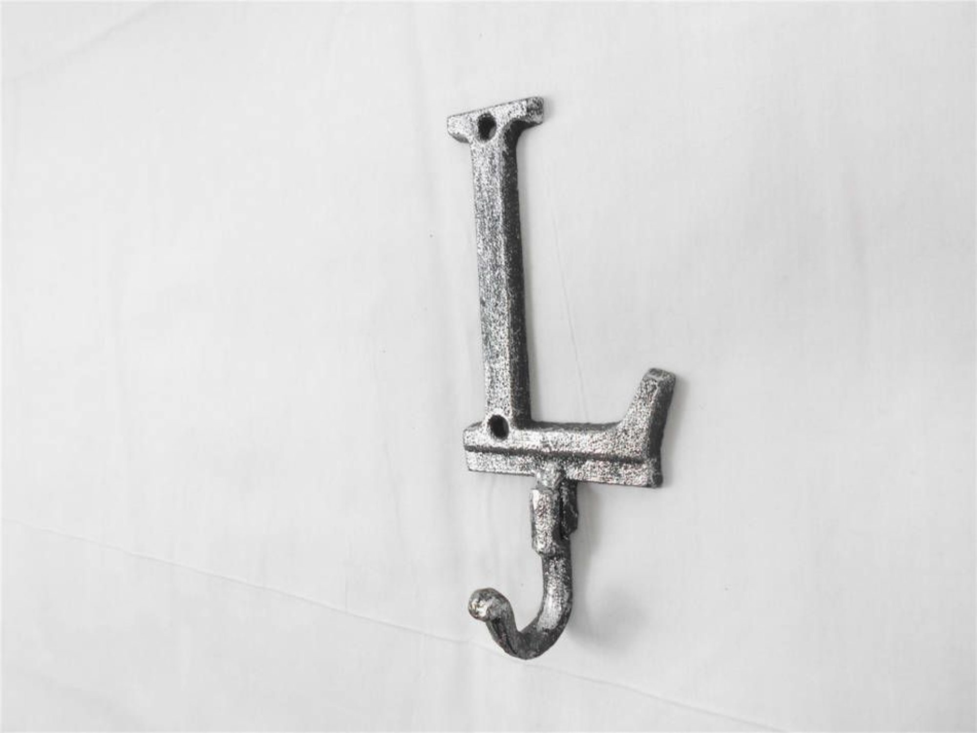 Cast Iron Letter L Alphabet Wall Hook 6 | Etsy