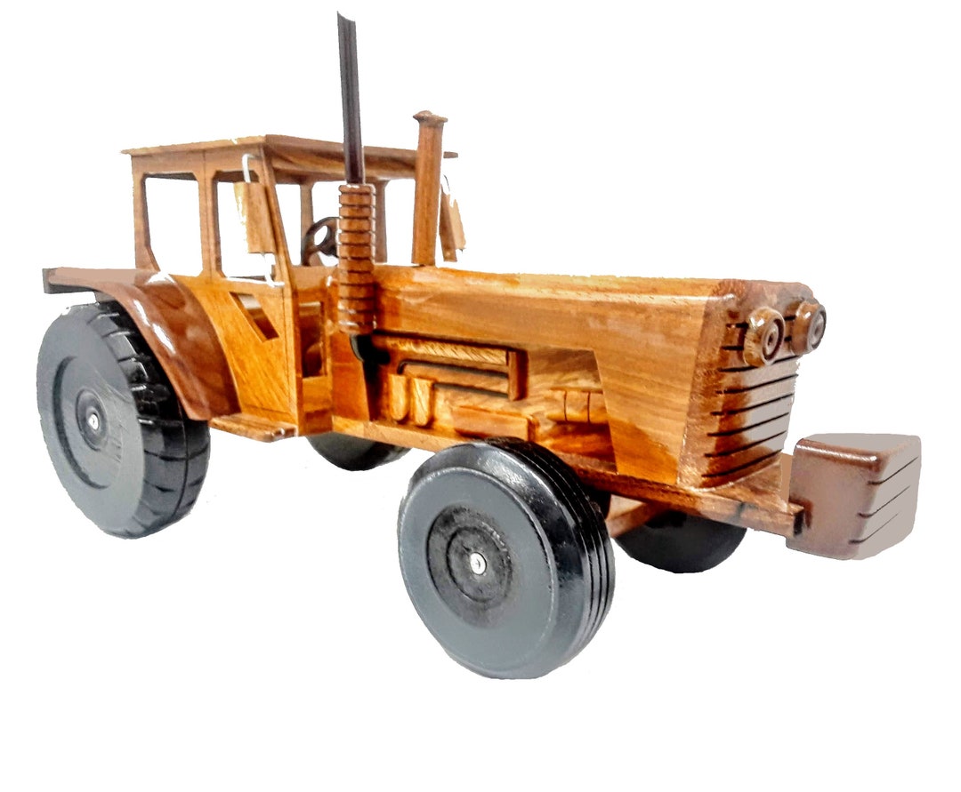Tractor Wooden Model-made of Mahogany Wood - Etsy