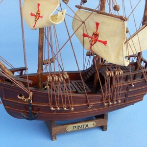 Wooden Pinta Model Ship 12 - Etsy