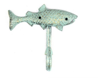 Cast Iron Hanging Fish - Etsy