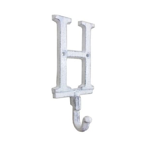 Cast Iron Letter H Alphabet Wall Hook 6 - Etsy