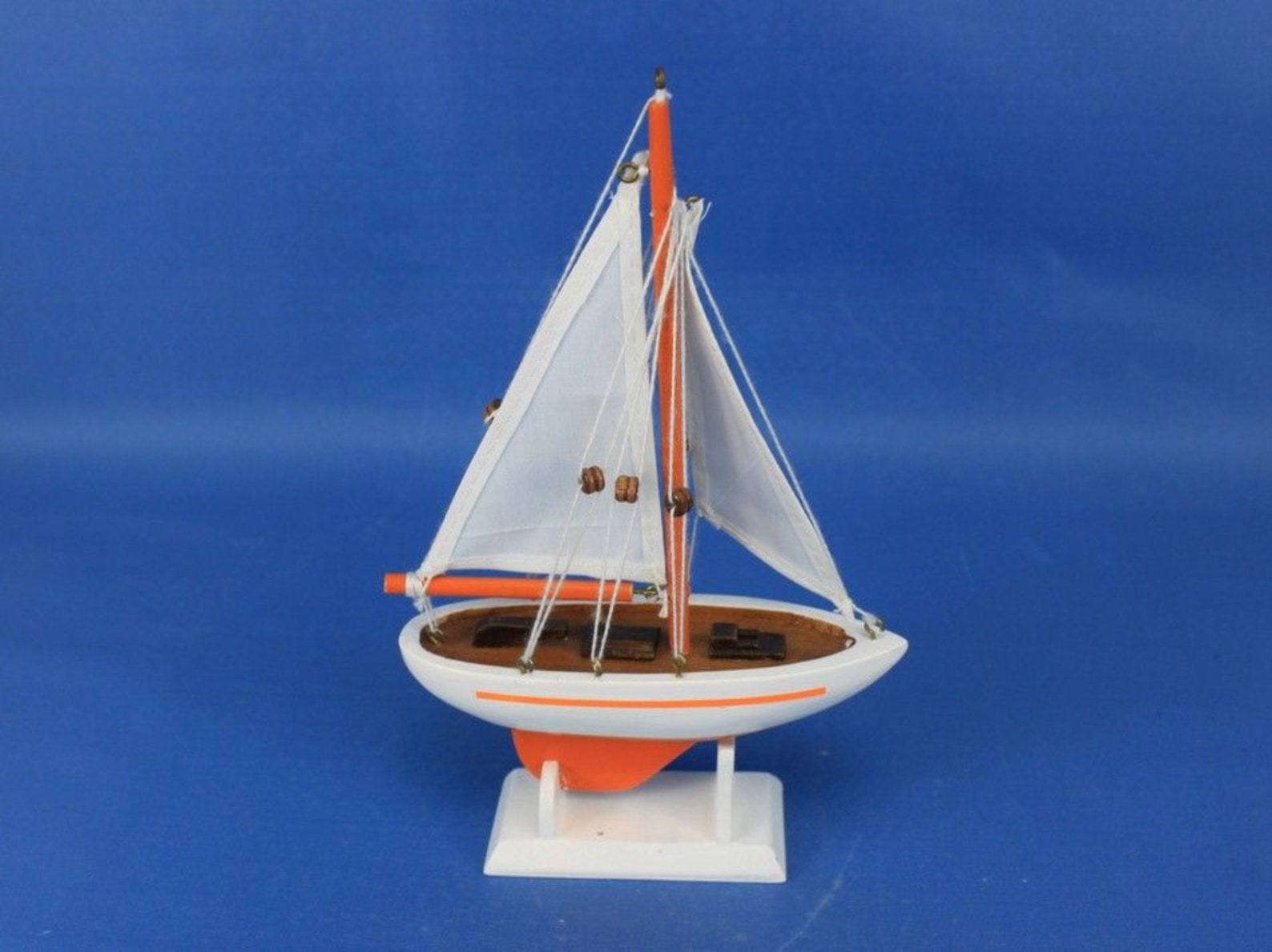 Orange Sailboat Christmas Tree Ornament 9 - Etsy