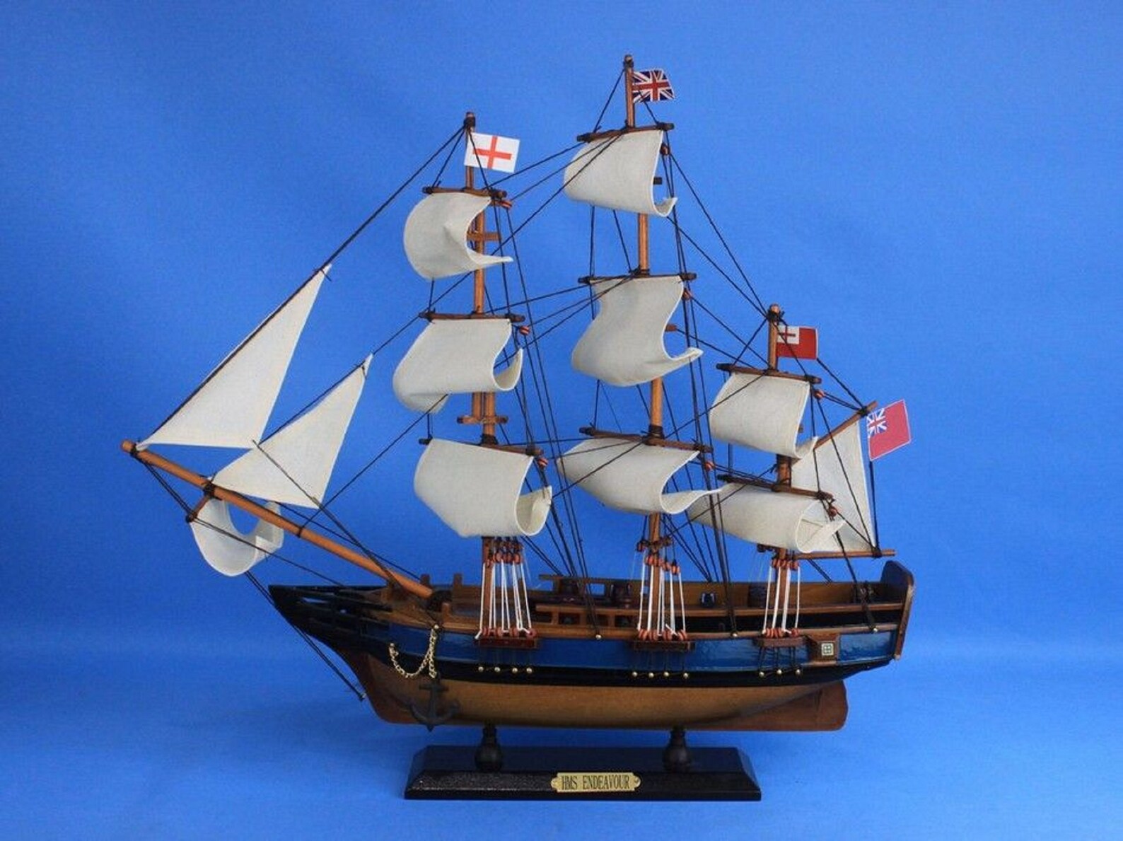 Wooden HMS Endeavour Tall Model Ship 20 - Etsy