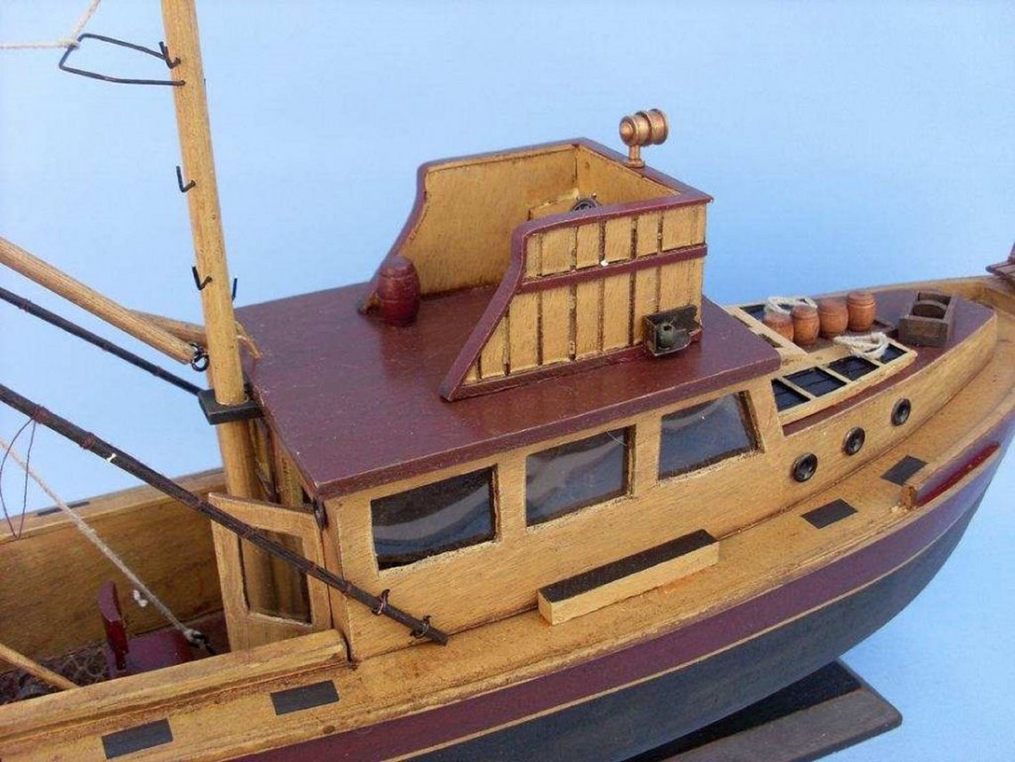 Wooden Jaws Orca Model Boat 20 | Etsy