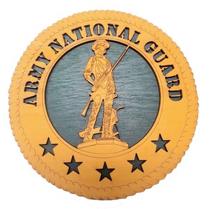 6 Army National Guard Desk Plaque - Etsy