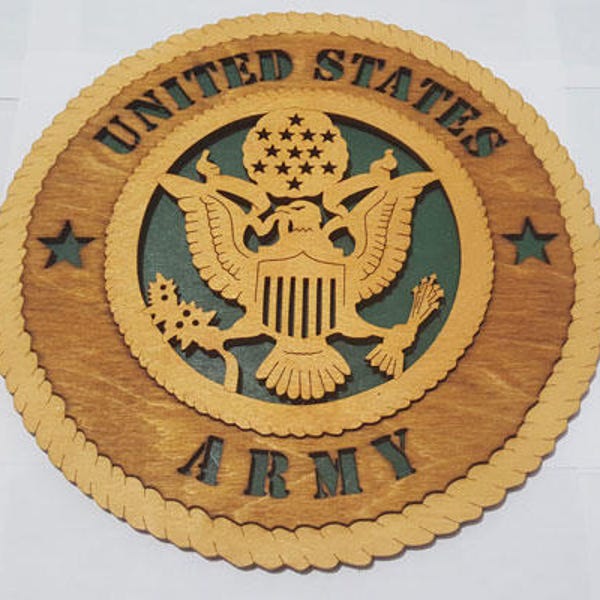 Army Wood Plaque - Etsy