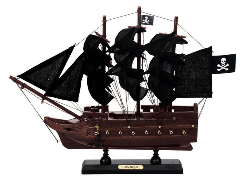 Wooden Captain Hooks Jolly Roger From Peter Pan Black Sails - Etsy
