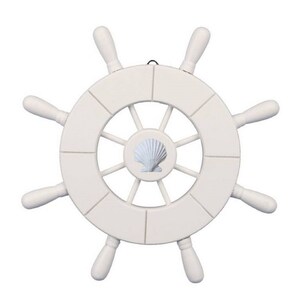 Ship Wheel With Seashell 9 - Etsy