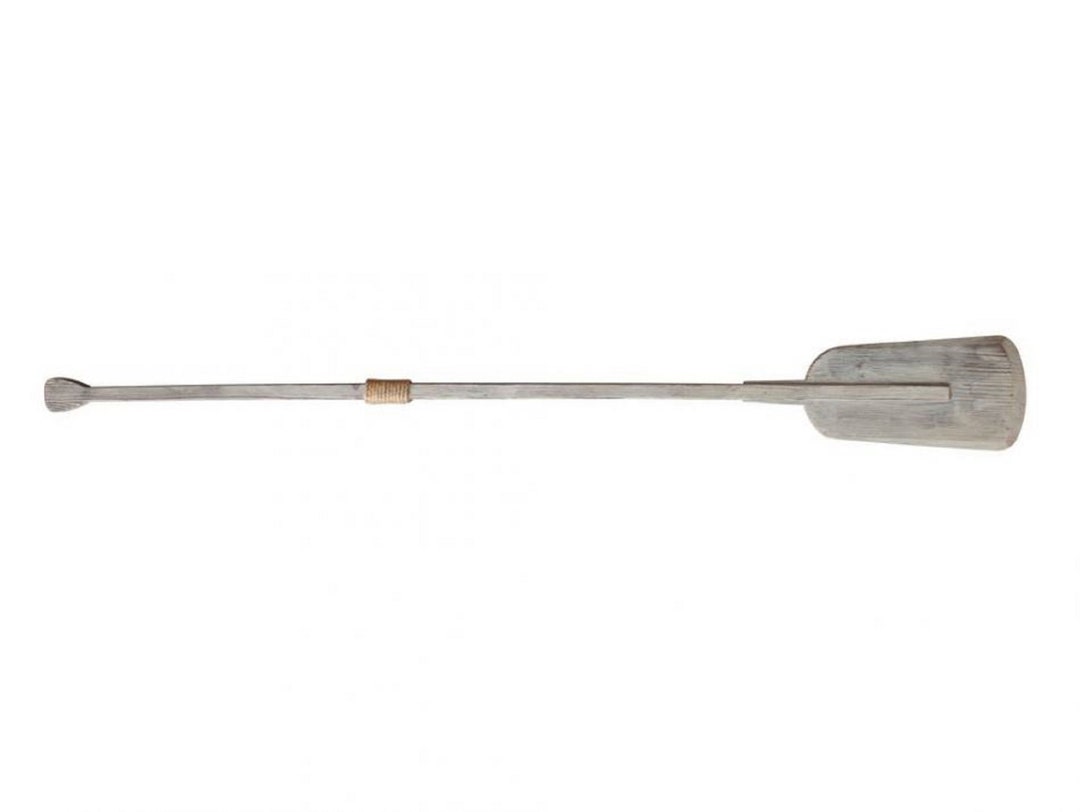 Wooden Rustic Whitewashed Boat Rowing Oar With Hooks 62 - Etsy