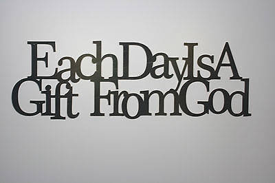 Wall Word each Day is a Gift From God - Etsy