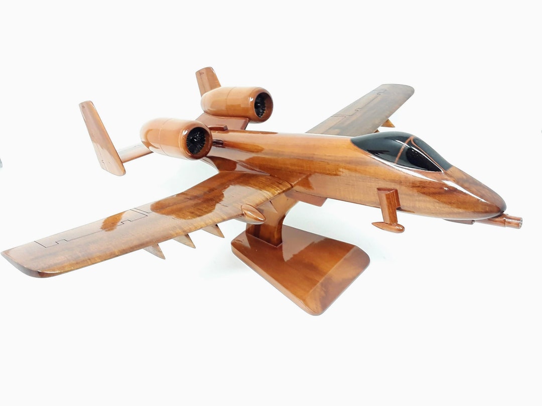 A10 Warthog Wooden Model Made of Mahogany Wood - Etsy Hong Kong