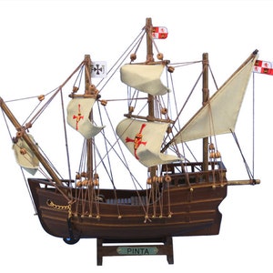 Wooden Pinta Model Ship 12 - Etsy