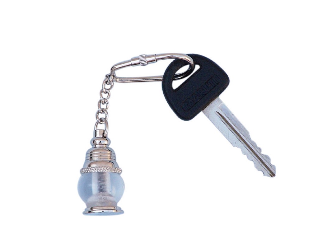 Chrome Oil Lamp Key Chain 5 - Etsy