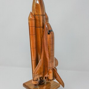 NASA Space Shuttle Wooden Model-made of Mahogany Wood - Etsy Ireland