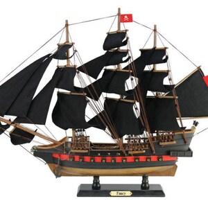 Wooden Henry Avery's Fancy Black Sails Limited Model Pirate Ship 26 - Etsy