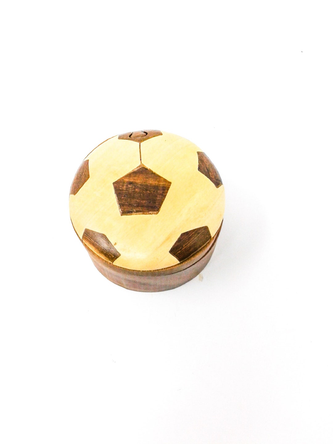 Soccer Ball Wooden Puzzle Box Made of Wood Gift - Etsy