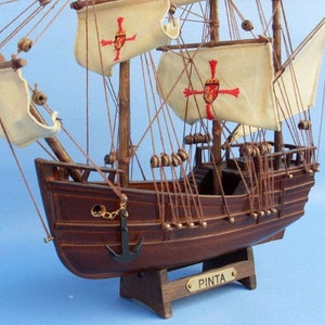 Wooden Pinta Model Ship 12 - Etsy