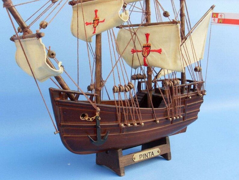 Wooden Pinta Model Ship 12 - Etsy