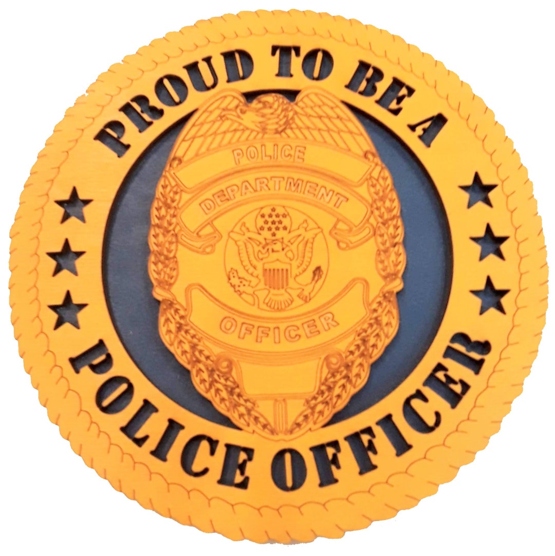 To Serve and Protect police Shield on Stand Desk Plaque - Etsy