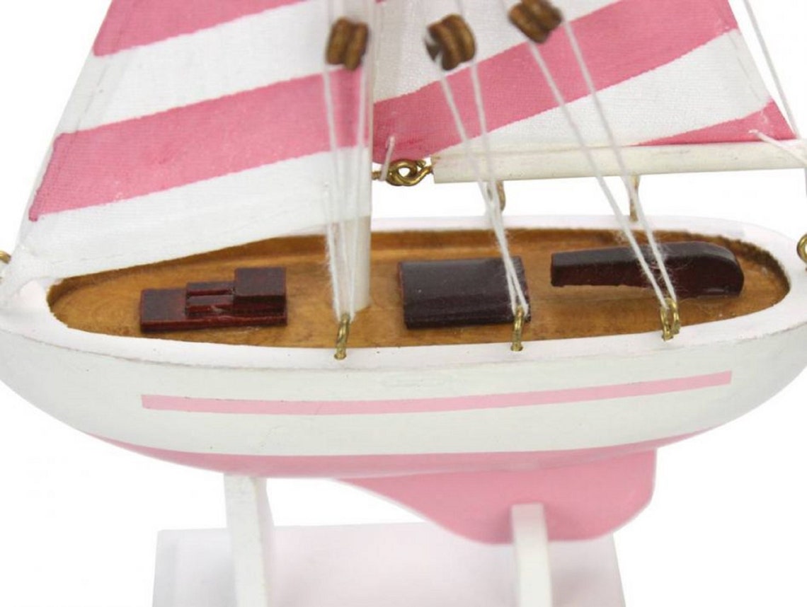 Wooden Pretty in Pink Model Sailboat 9 - Etsy