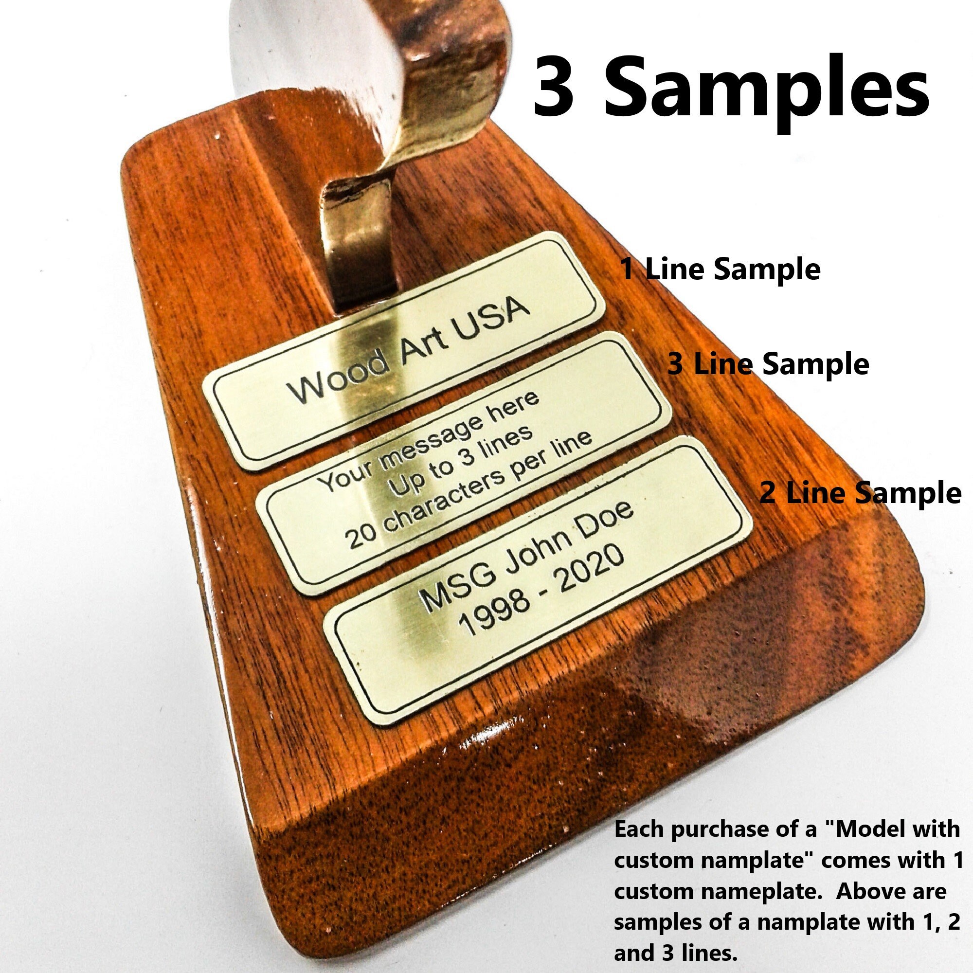 Custom Nameplate - Etsy