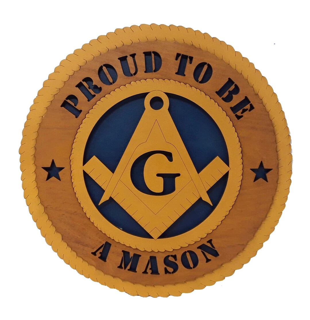 Mason Wall Plaque Wooden Model - Etsy