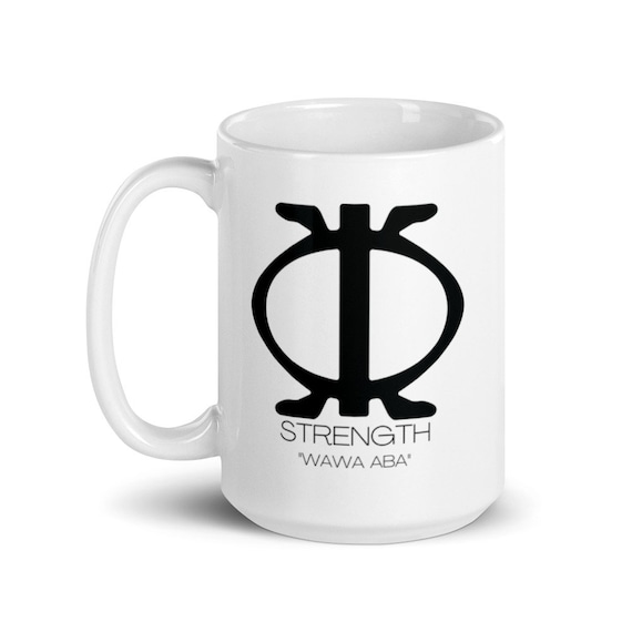 Strength Wawa Aba Adinkra Symbol Mug - Etsy