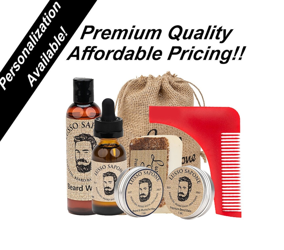Beard Grooming Kit. Kit Includes: Beard Oil Beard Balm Beard - Etsy