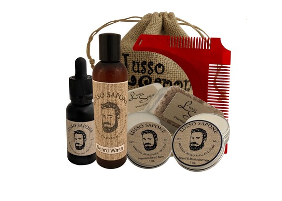 Beard Grooming Kit. Kit Includes: Beard Oil Beard Balm Beard - Etsy