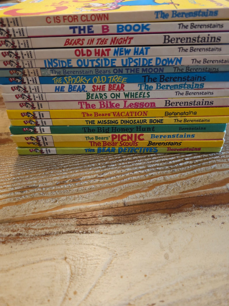 1980s Vintage Dr. Seuss Beginner Books Series by the Berenstain Bears - Etsy