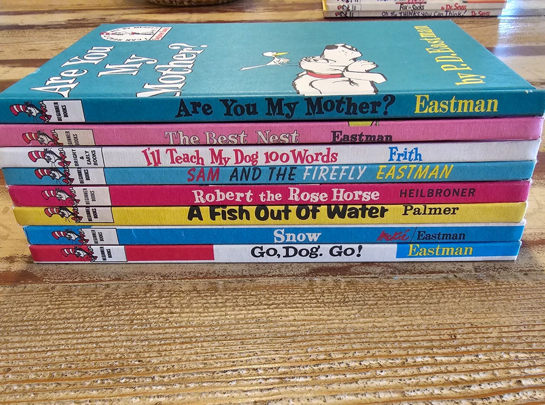 1980s Vintage Dr. Seuss Beginner Books Series by P.D. Eastman and 8 ...