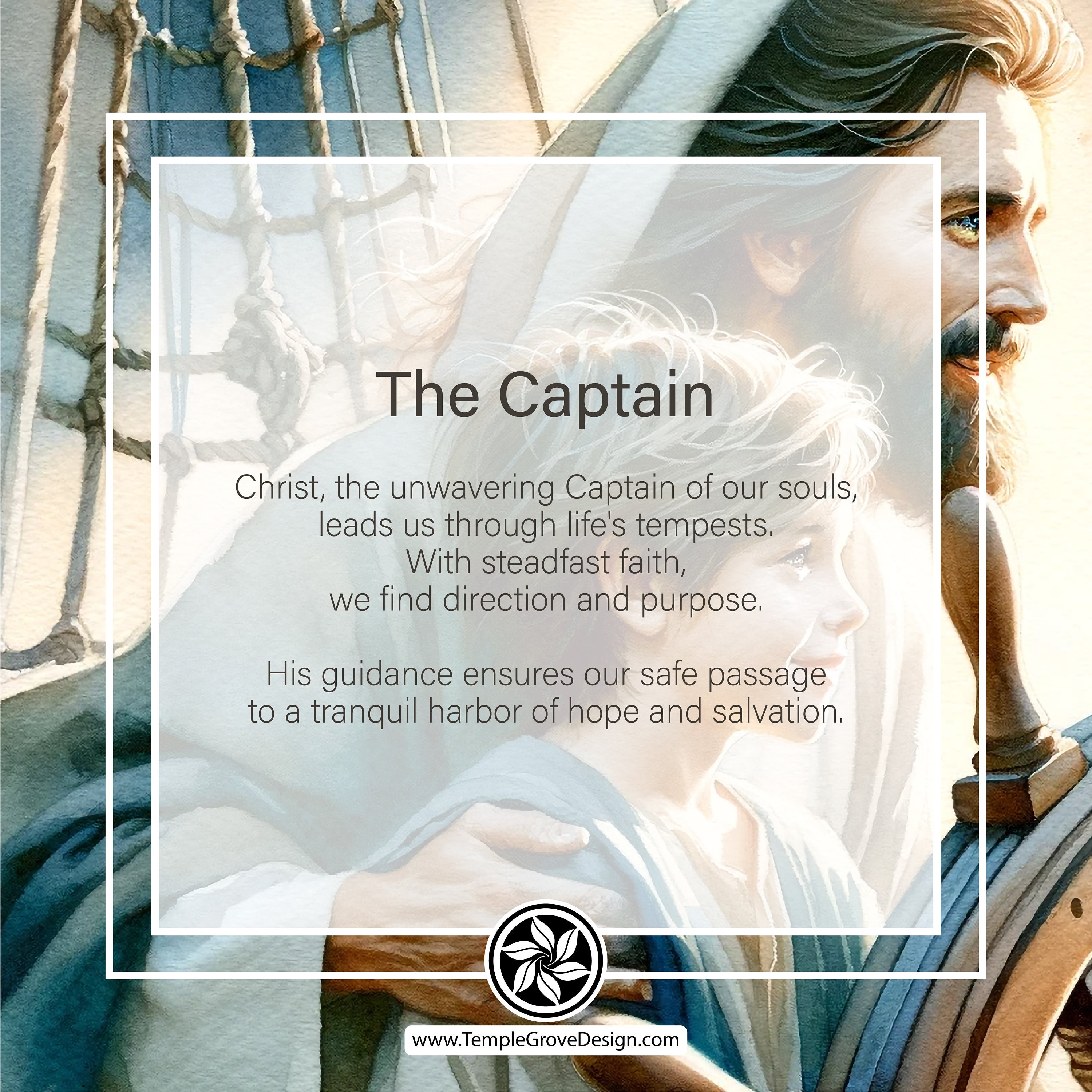 The Captain - Water Color Painting of Jesus Christ With Son of God ...