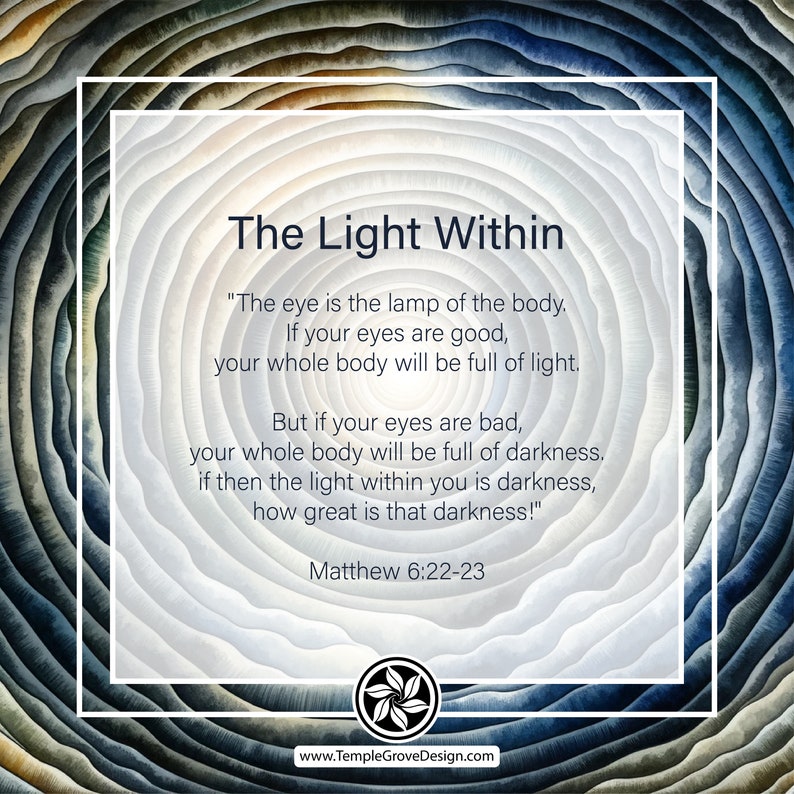 The Light Within You Christian Art Abstract Water Color Painting - Etsy