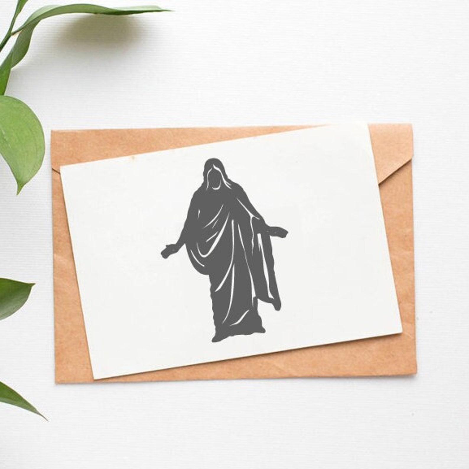 Simple Jesus Christ Template - Digital Download - SVG, Vector, Cricut ...