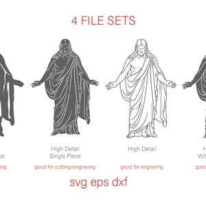 High Detail Jesus Christ Template Digital Download SVG, Vector, Cricut ...