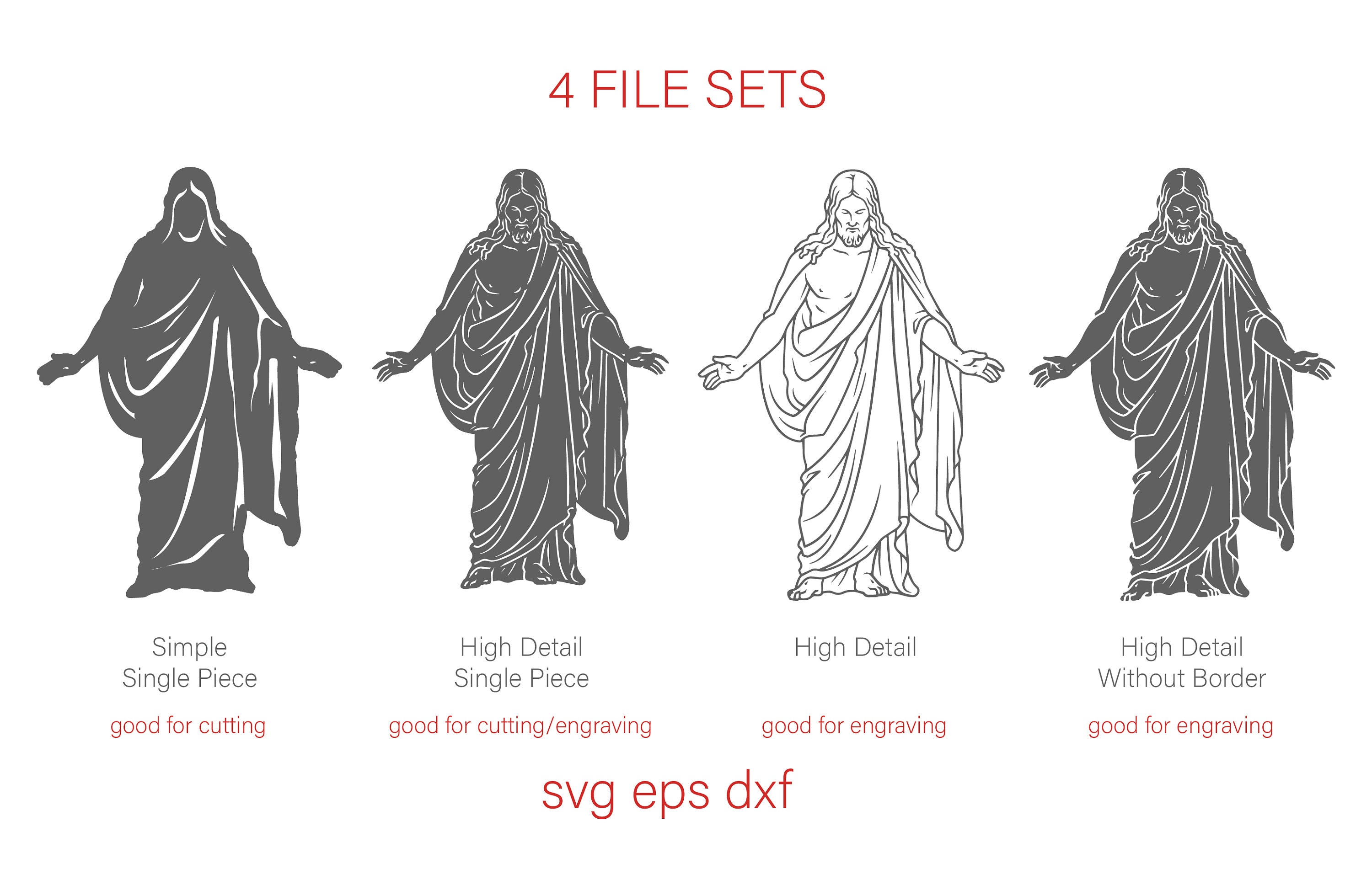 All Christus Templates Digital Download SVG Vector - Etsy