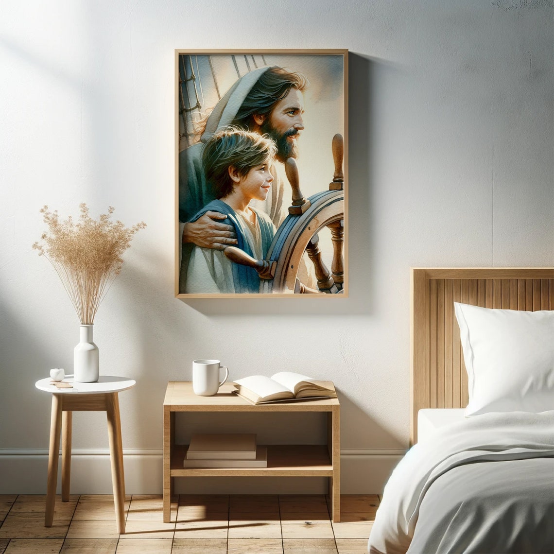 The Captain - Water Color Painting of Jesus Christ With Son of God ...