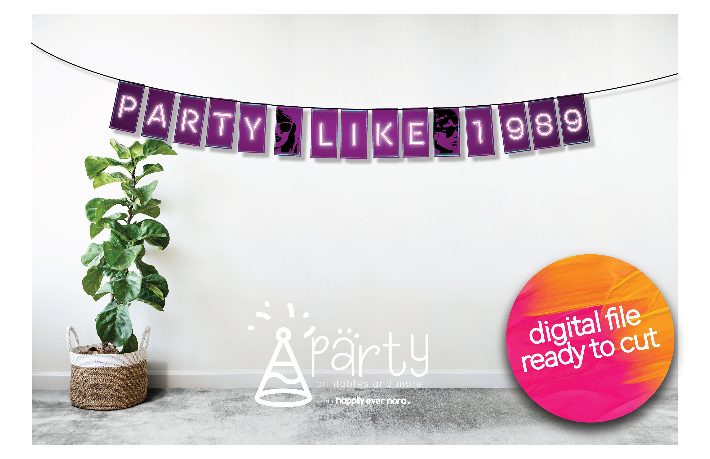Party Like 1989 Taylor Swift Banner - Etsy